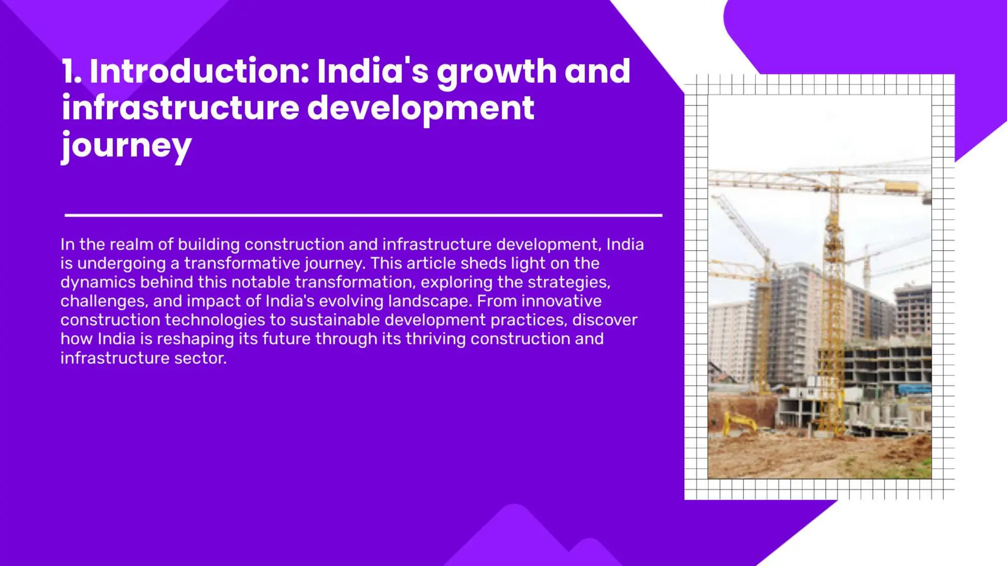 Building construction and construction development in India.pptx