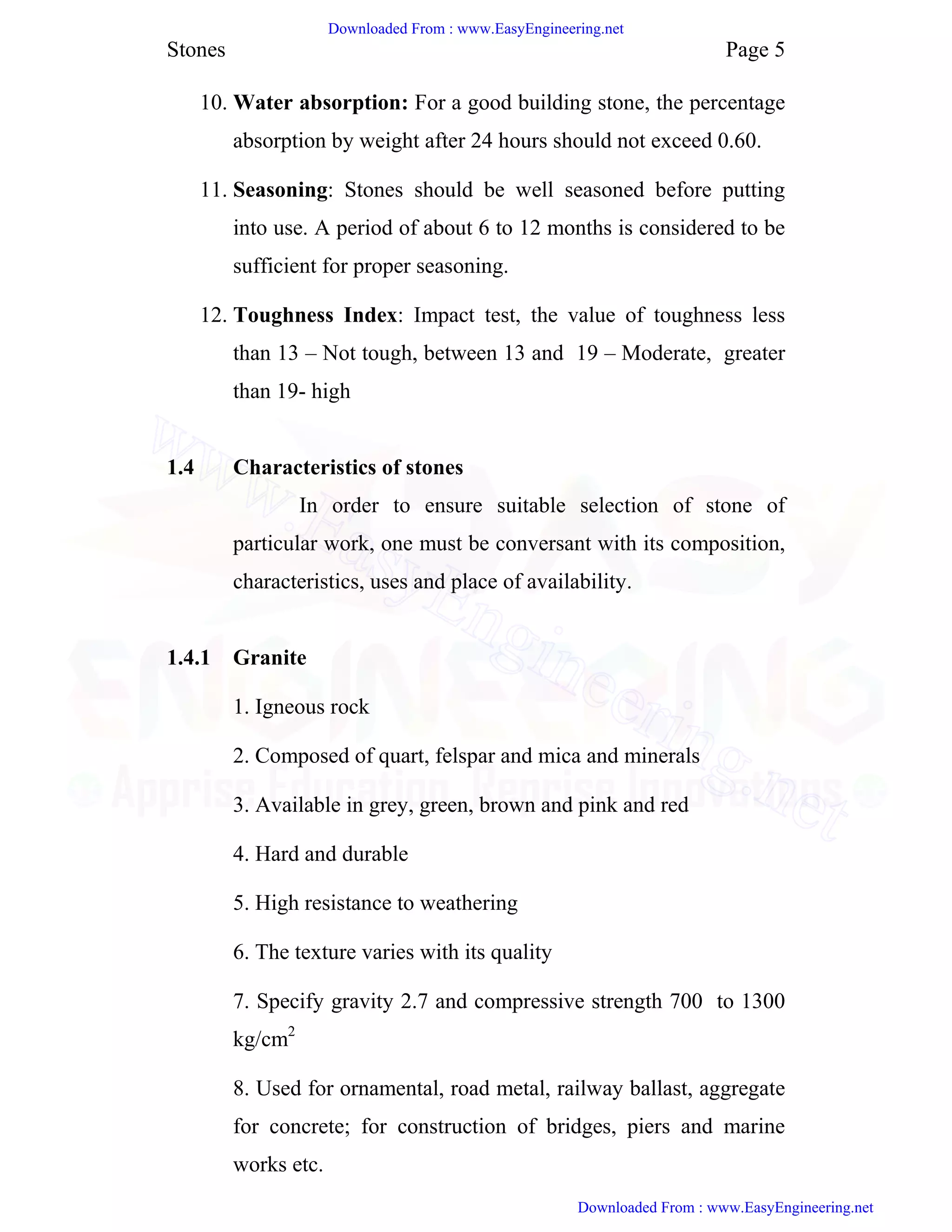Building construction and materials notes | PDF