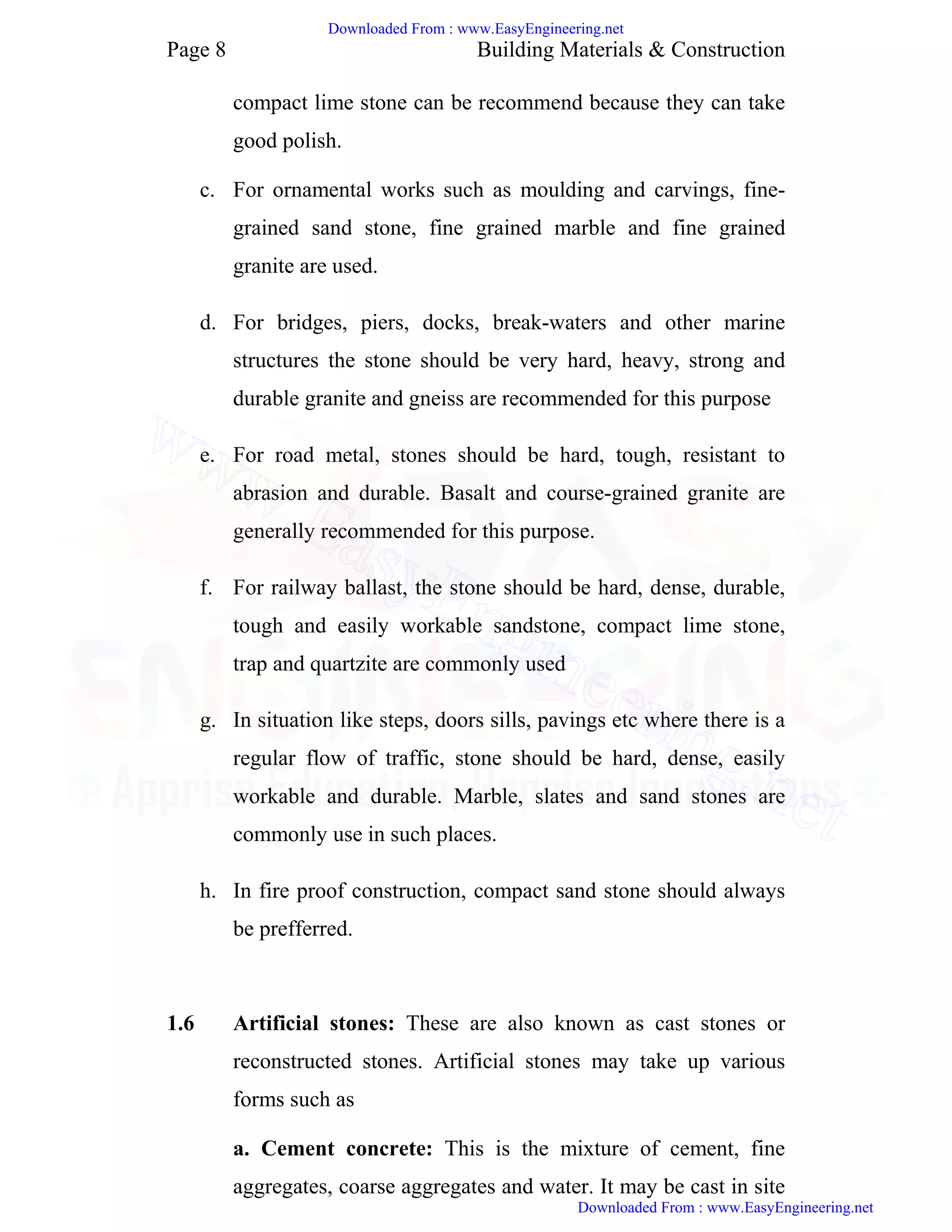 Building construction and materials notes | PDF