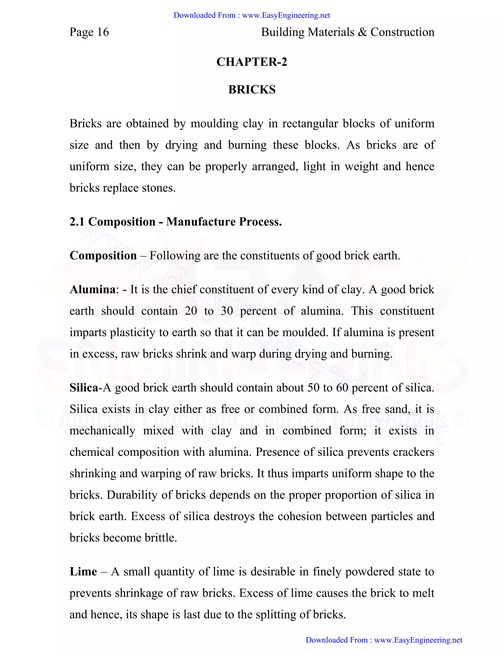 Building construction and materials notes | PDF | Civil Engineering ...