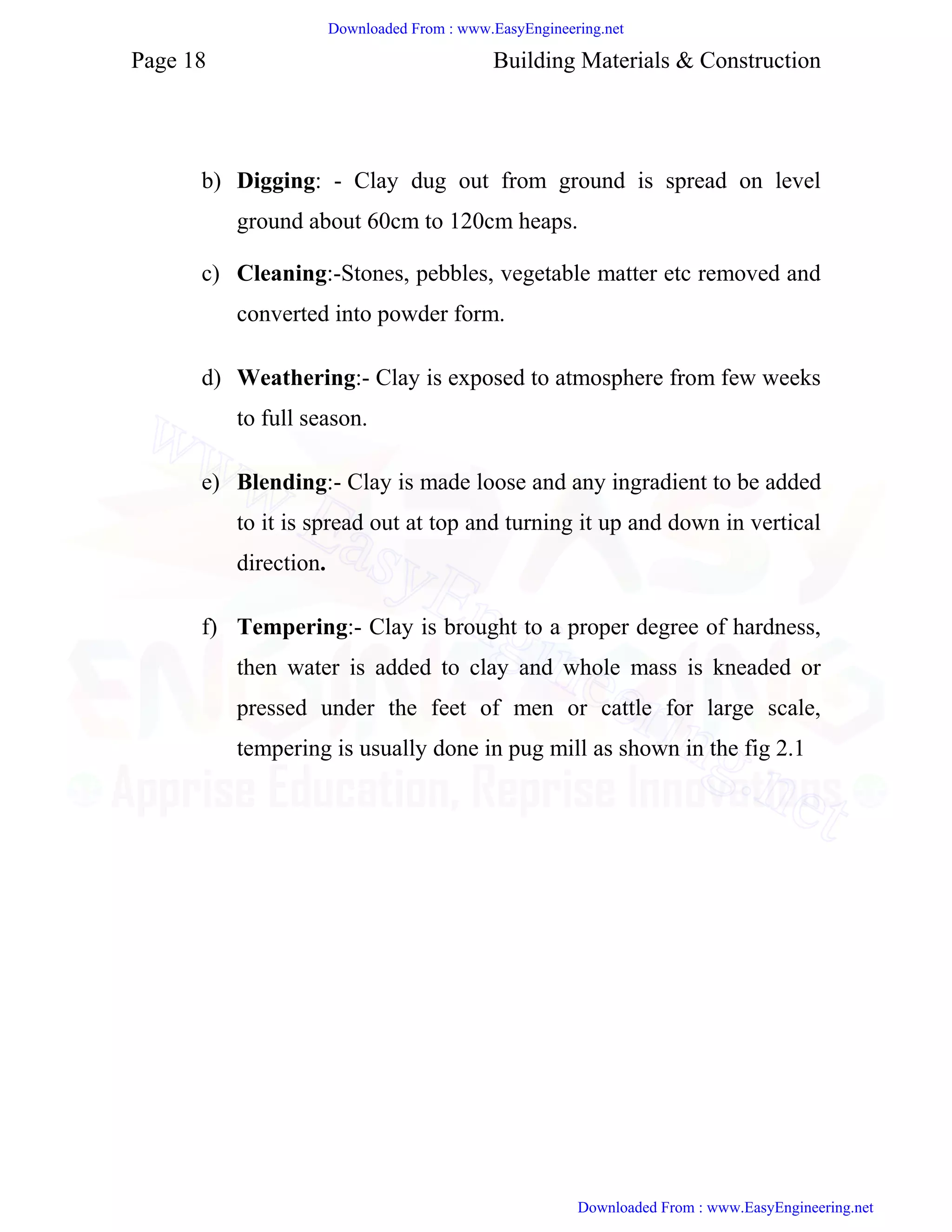 Building construction and materials notes | PDF | Civil Engineering ...