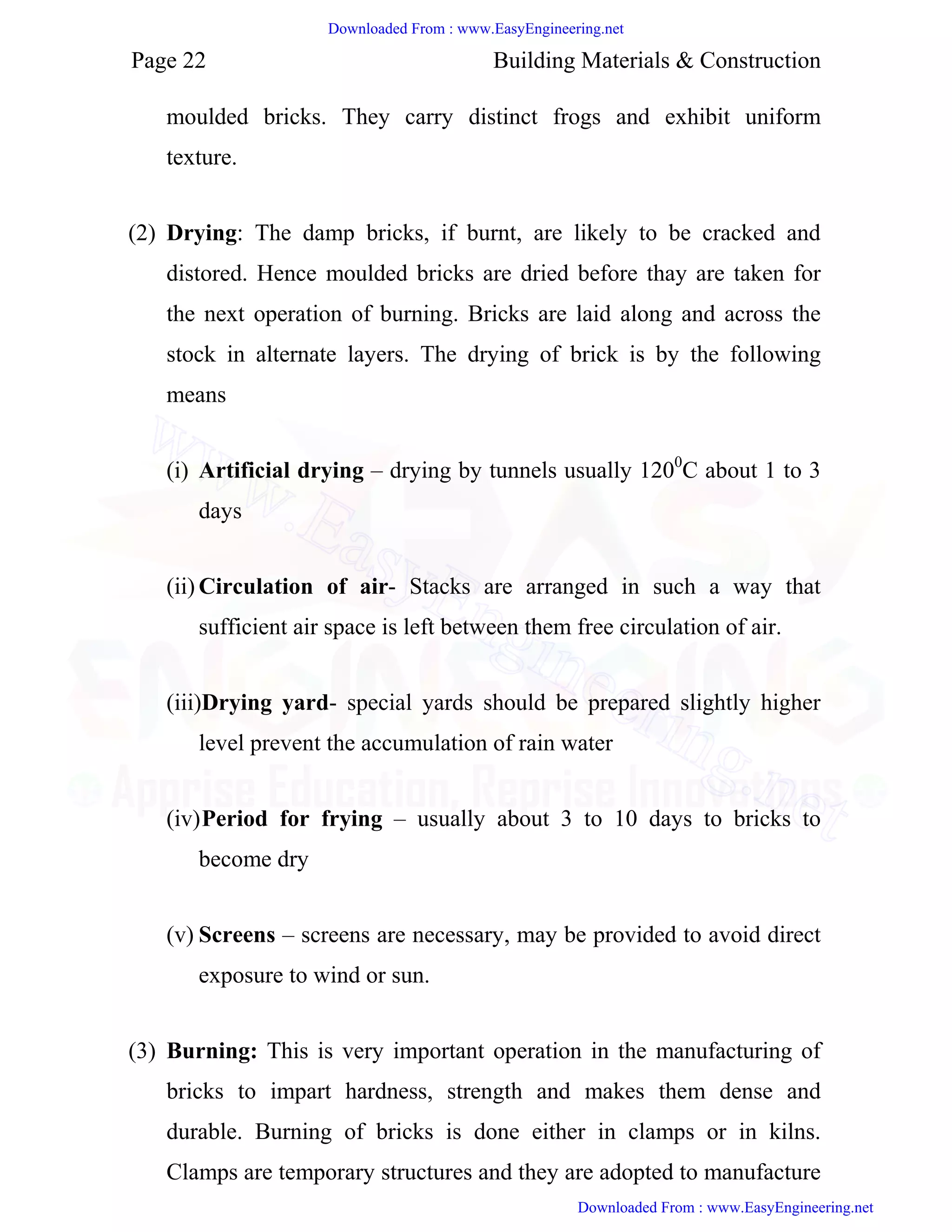 Building construction and materials notes | PDF | Civil Engineering ...