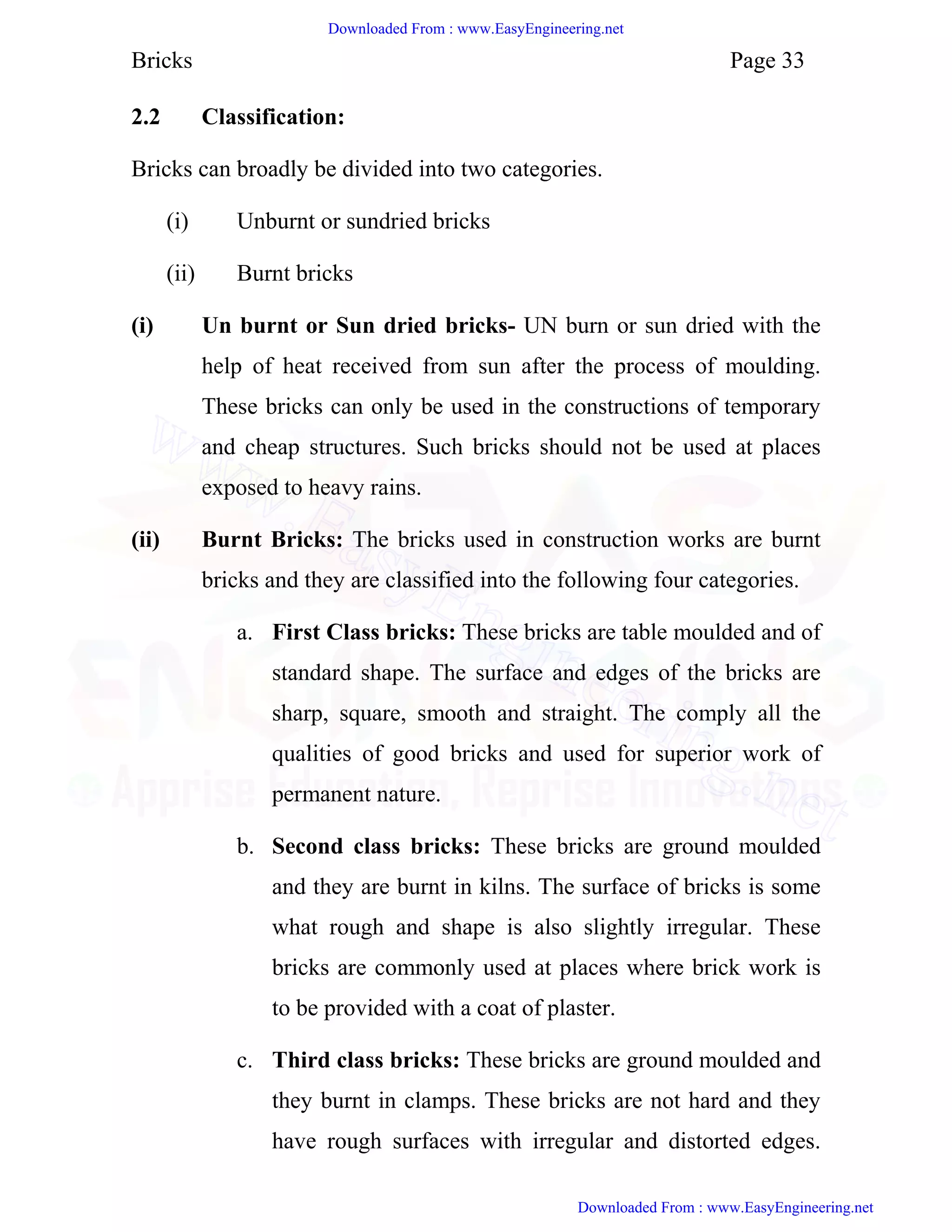 Building construction and materials notes | PDF | Civil Engineering ...
