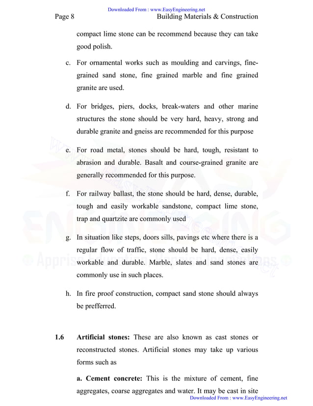 Building construction and materials notes | PDF | Civil Engineering ...