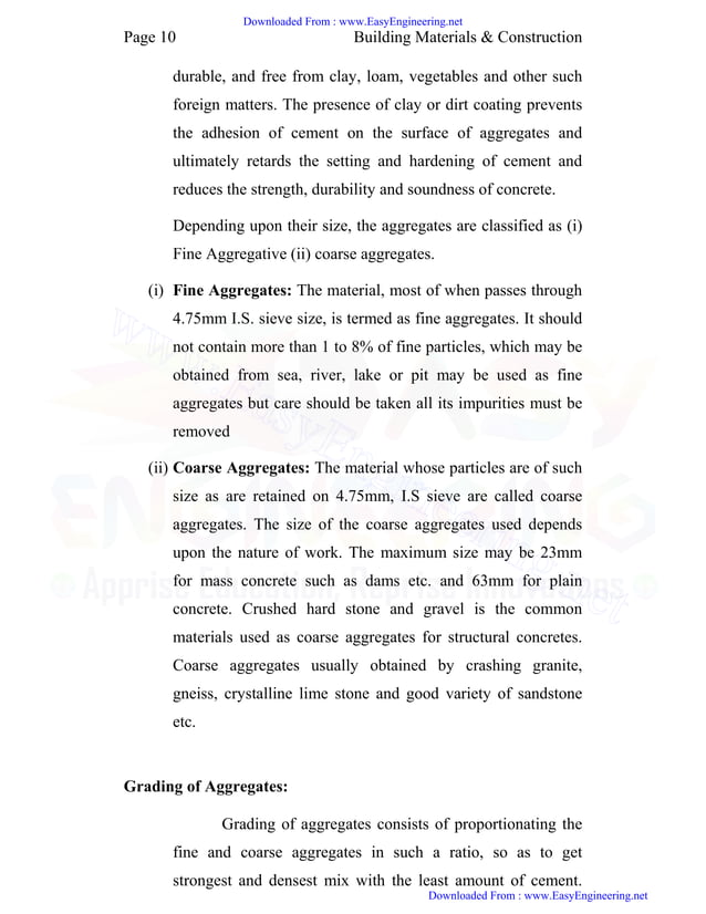 Building construction and materials notes | PDF | Civil Engineering ...