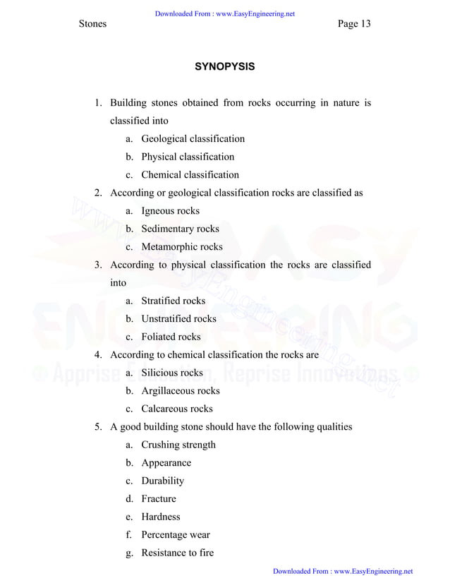 Building construction and materials notes | PDF | Civil Engineering ...