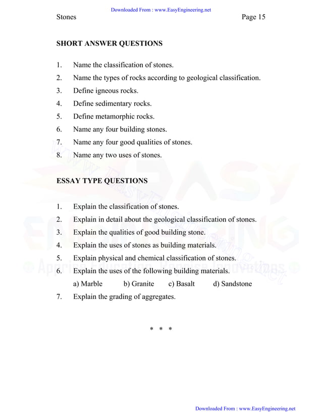Building construction and materials notes | PDF | Civil Engineering ...