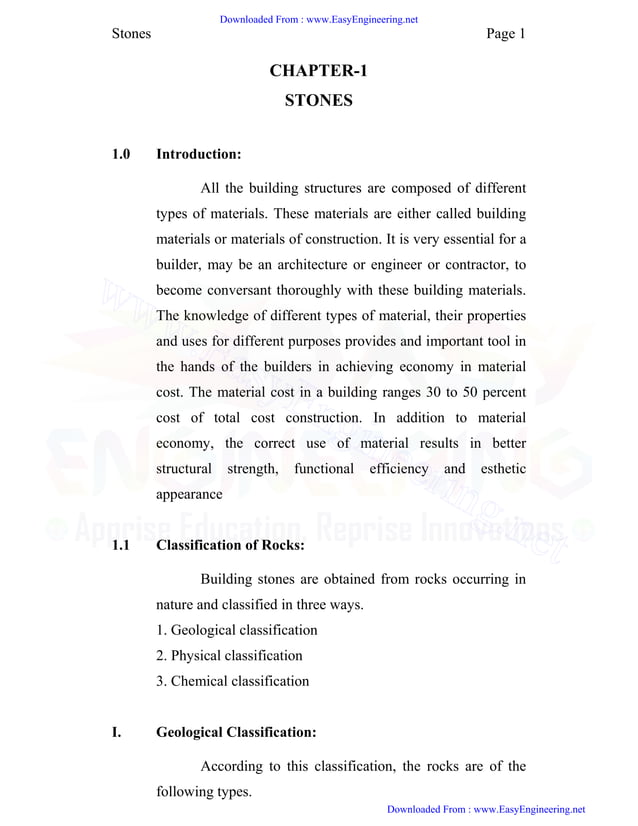Building construction and materials notes | PDF | Civil Engineering ...