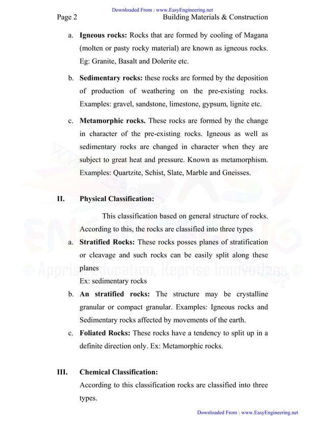 Building construction and materials notes | PDF | Civil Engineering ...