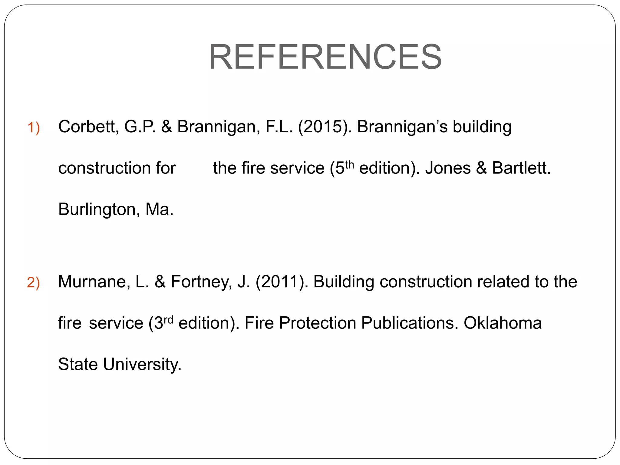 Building Construction and the Fire Service | PPTX