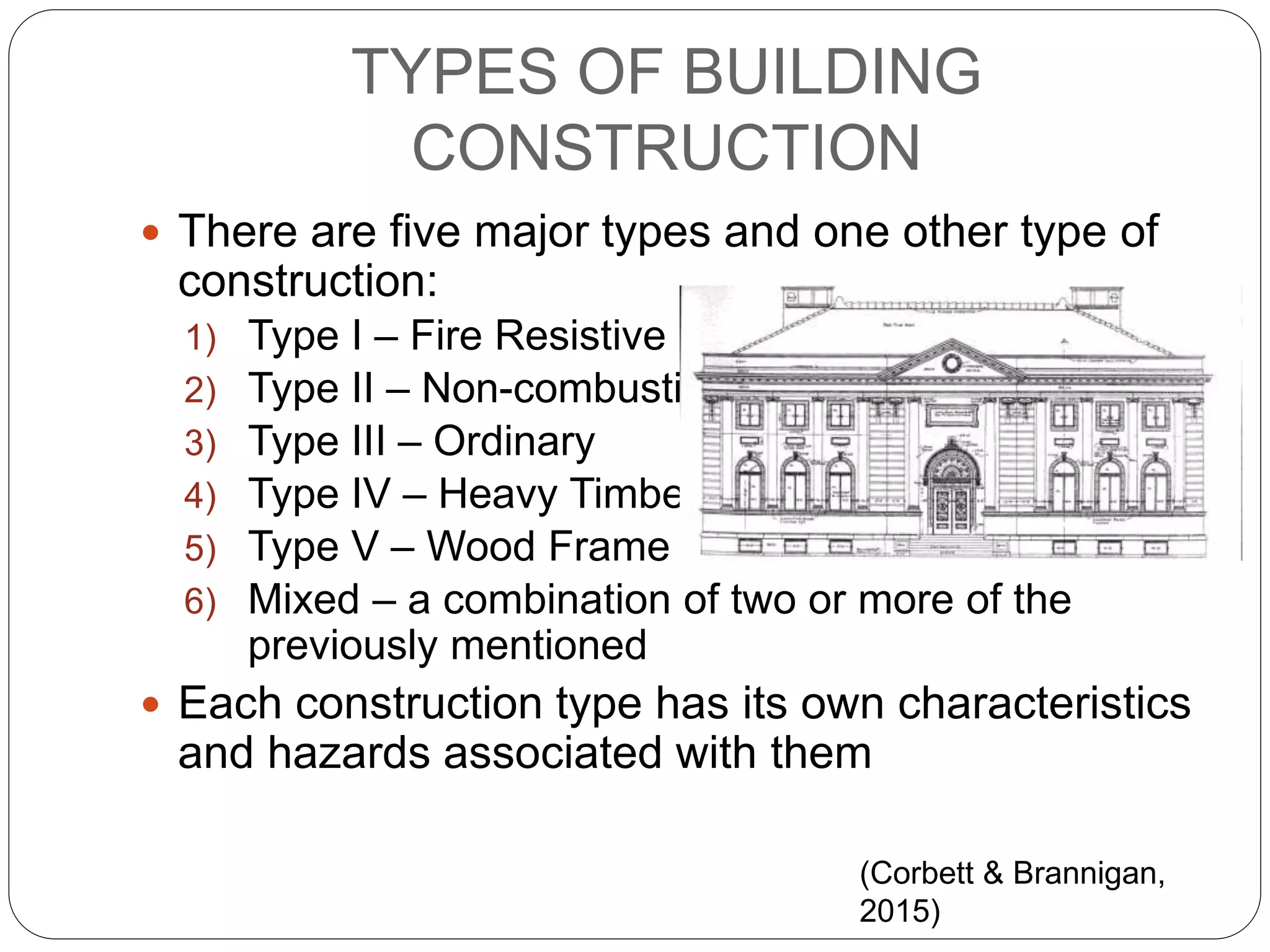 Building Construction and the Fire Service | PPTX