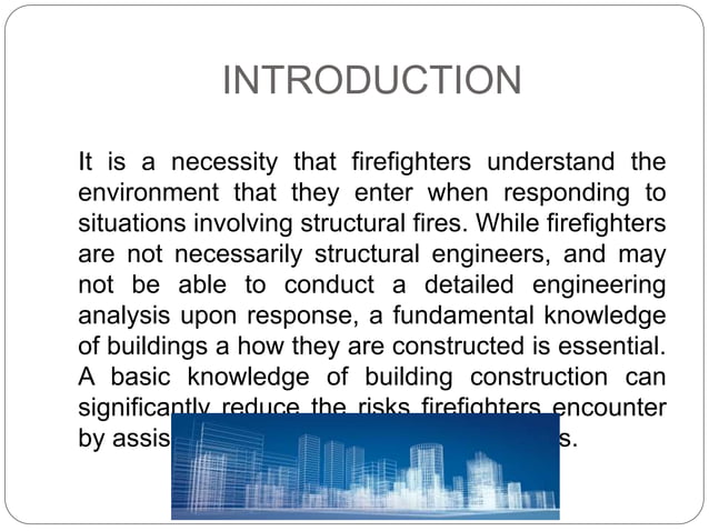 Building Construction and the Fire Service | PPTX | Construction ...