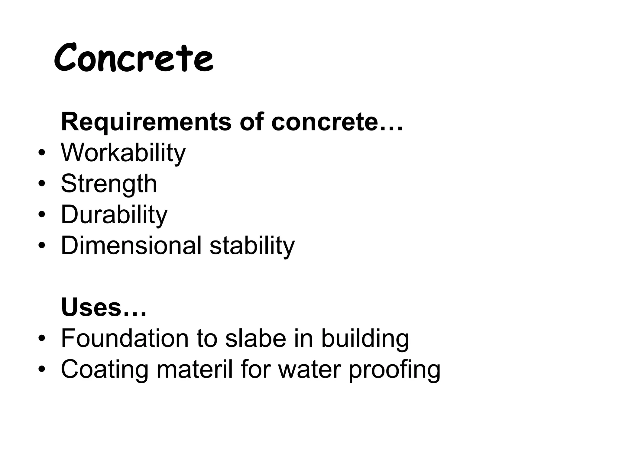 Building construction materials | PPTX
