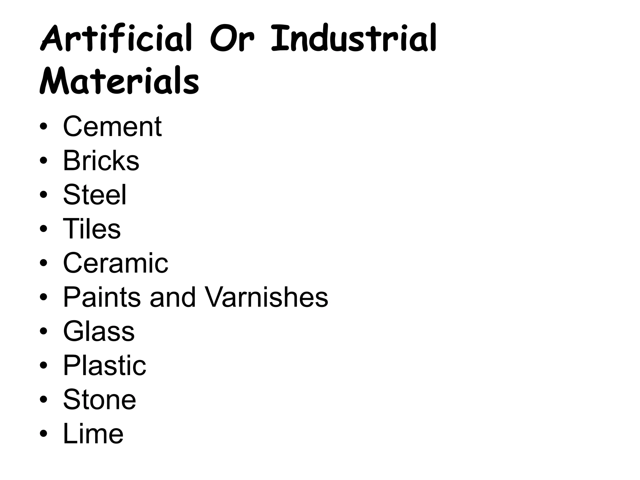 Building construction materials | PPTX