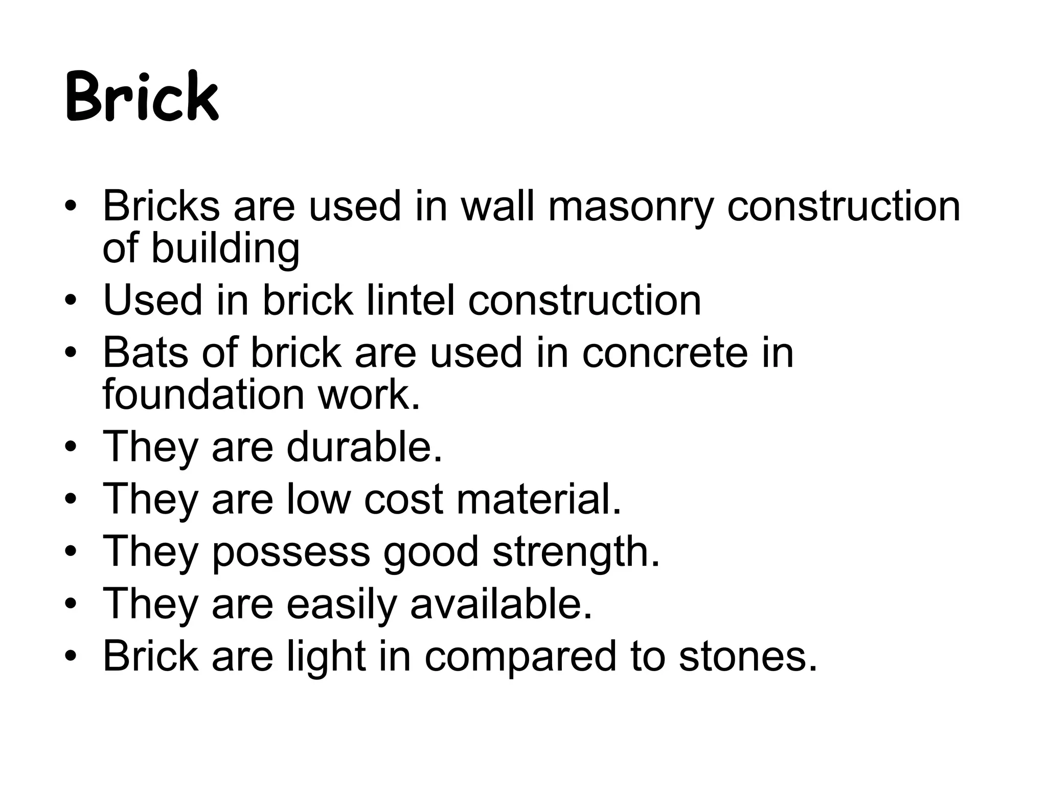 Building construction materials | PPTX