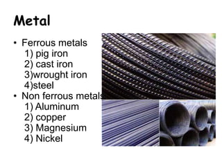 Building construction materials | PPTX