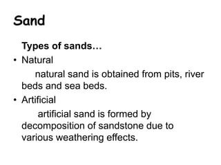 Building construction materials | PPTX