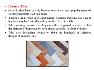 Building construction materials -Tiles | PDF