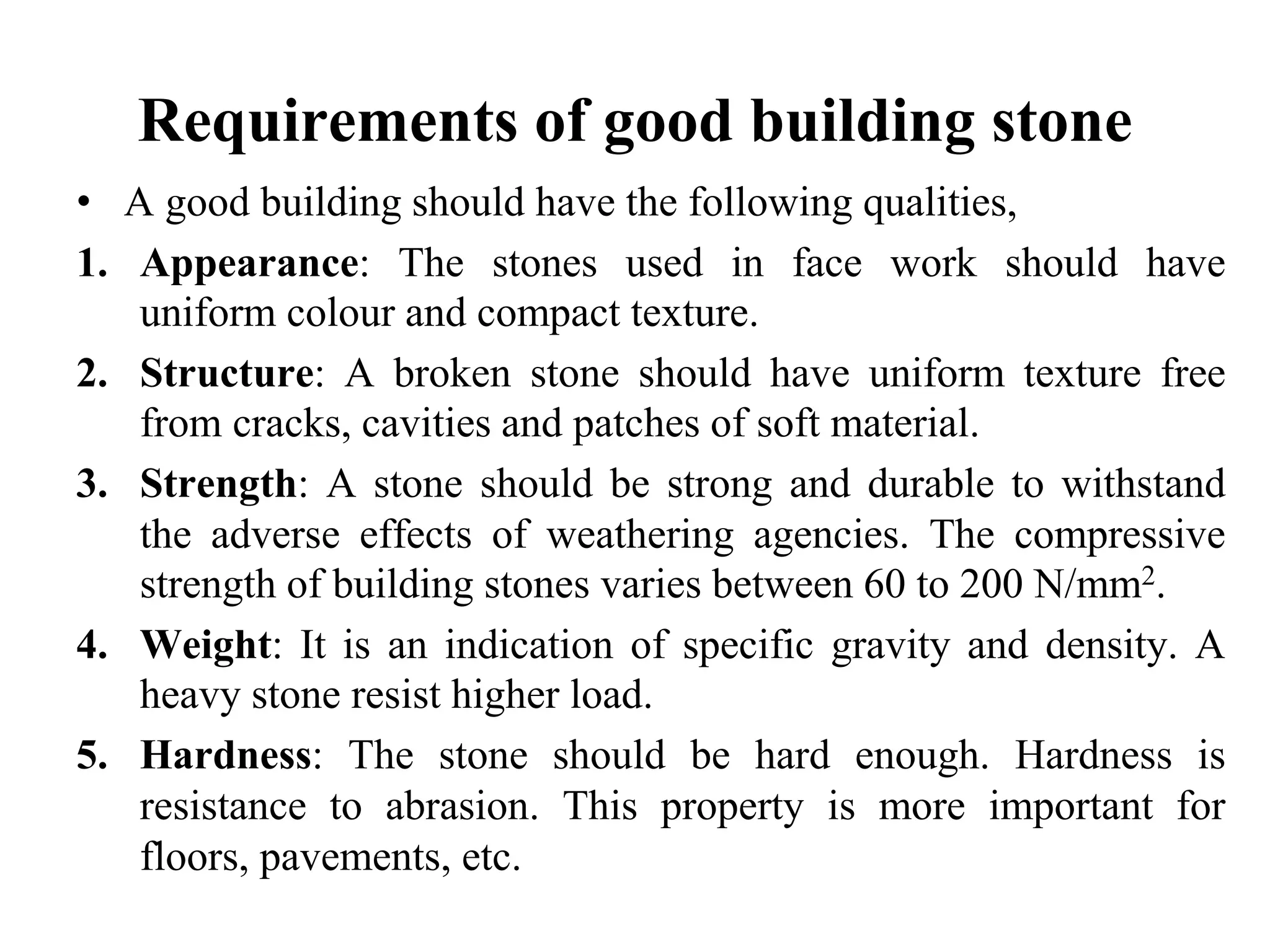 Building construction materials stone | PPTX