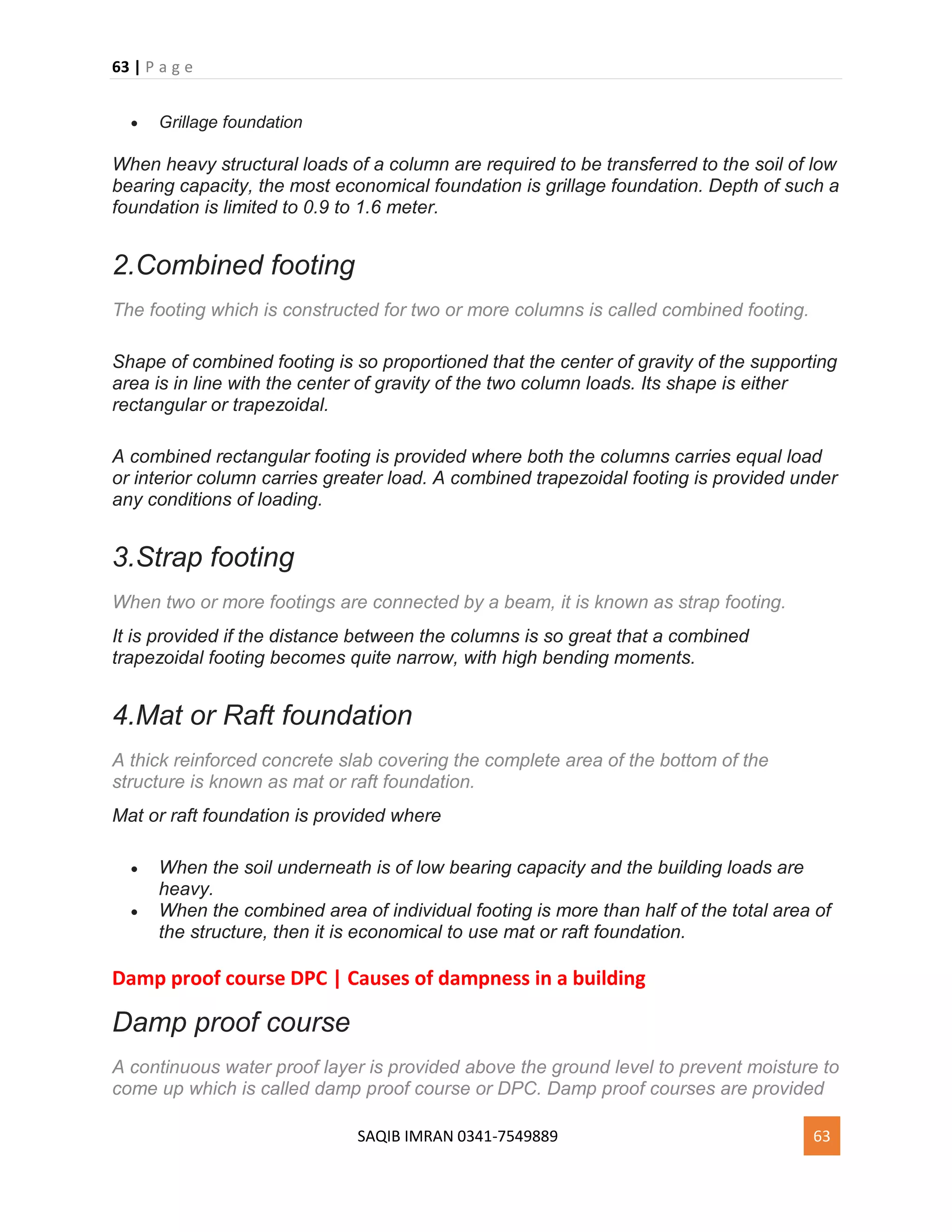 Building construction notes pdf | PDF