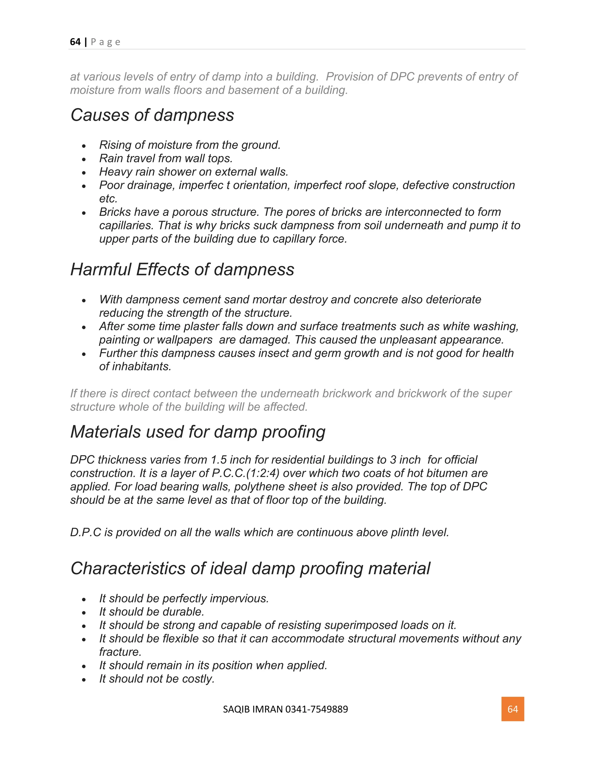 Building construction notes pdf | PDF