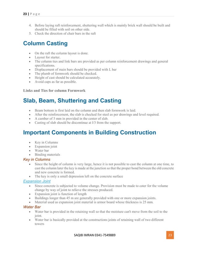 Building construction notes pdf | PDF | Civil Engineering Industry ...