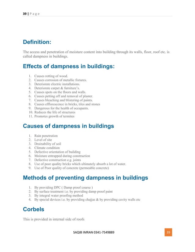 Building construction notes pdf | PDF | Civil Engineering Industry ...