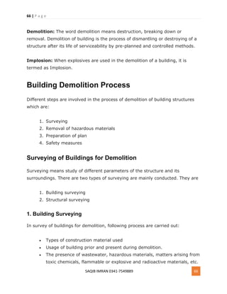 Building construction notes pdf | PDF