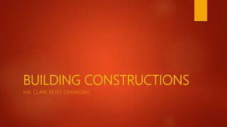 Building Constructions Vocabulary | PPT