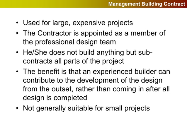 Building contracts and the JCT | PPTX | Construction Industry | Industries
