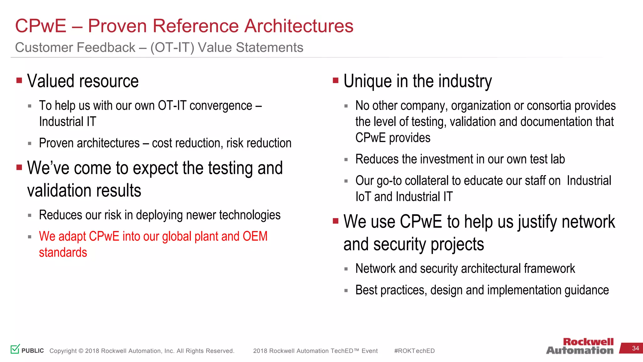 Building converged plantwide ethernet architectures | PPTX