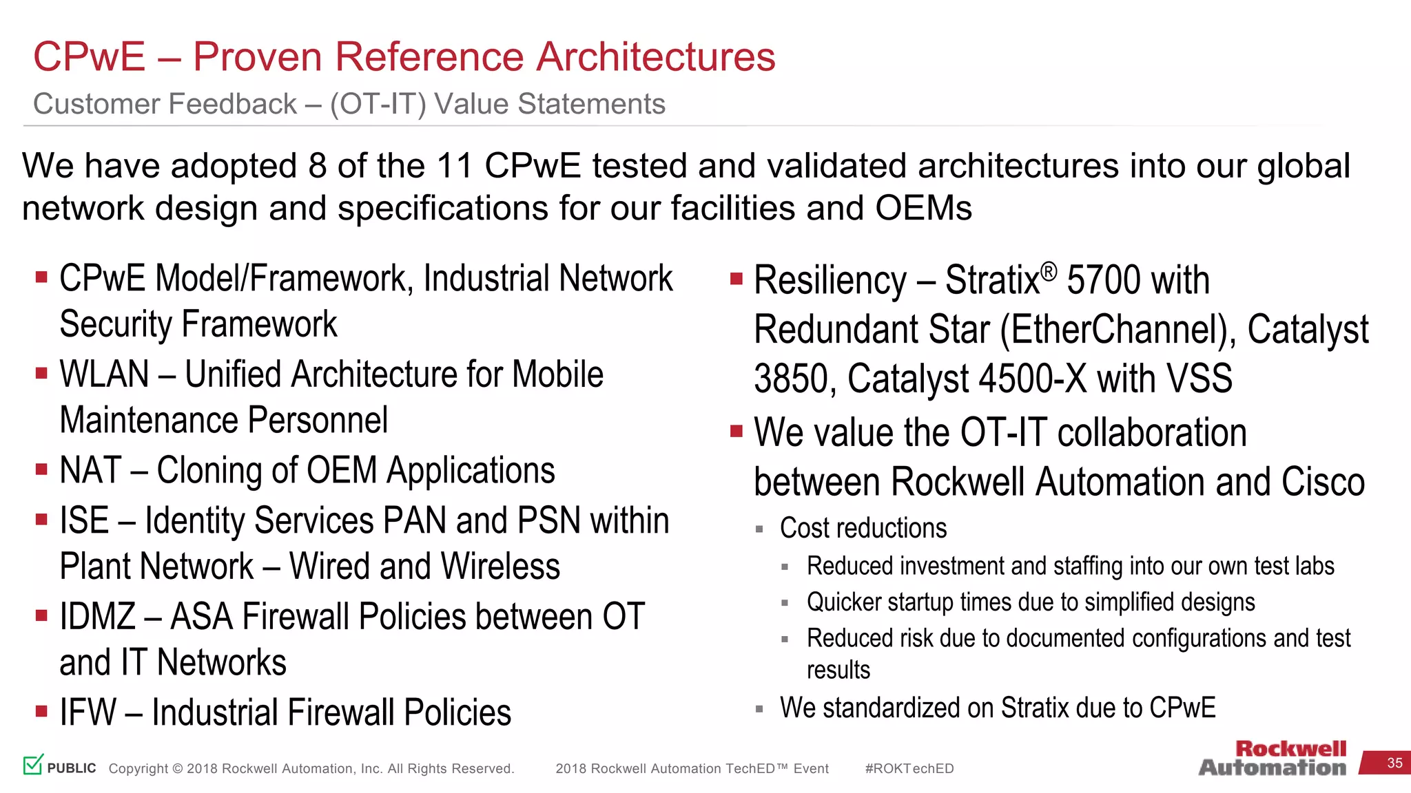 Building converged plantwide ethernet architectures | PPTX