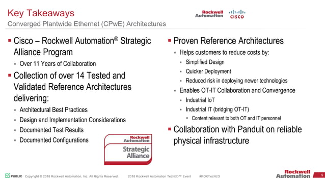 Building converged plantwide ethernet architectures | PPTX | Internet of Things | Internet