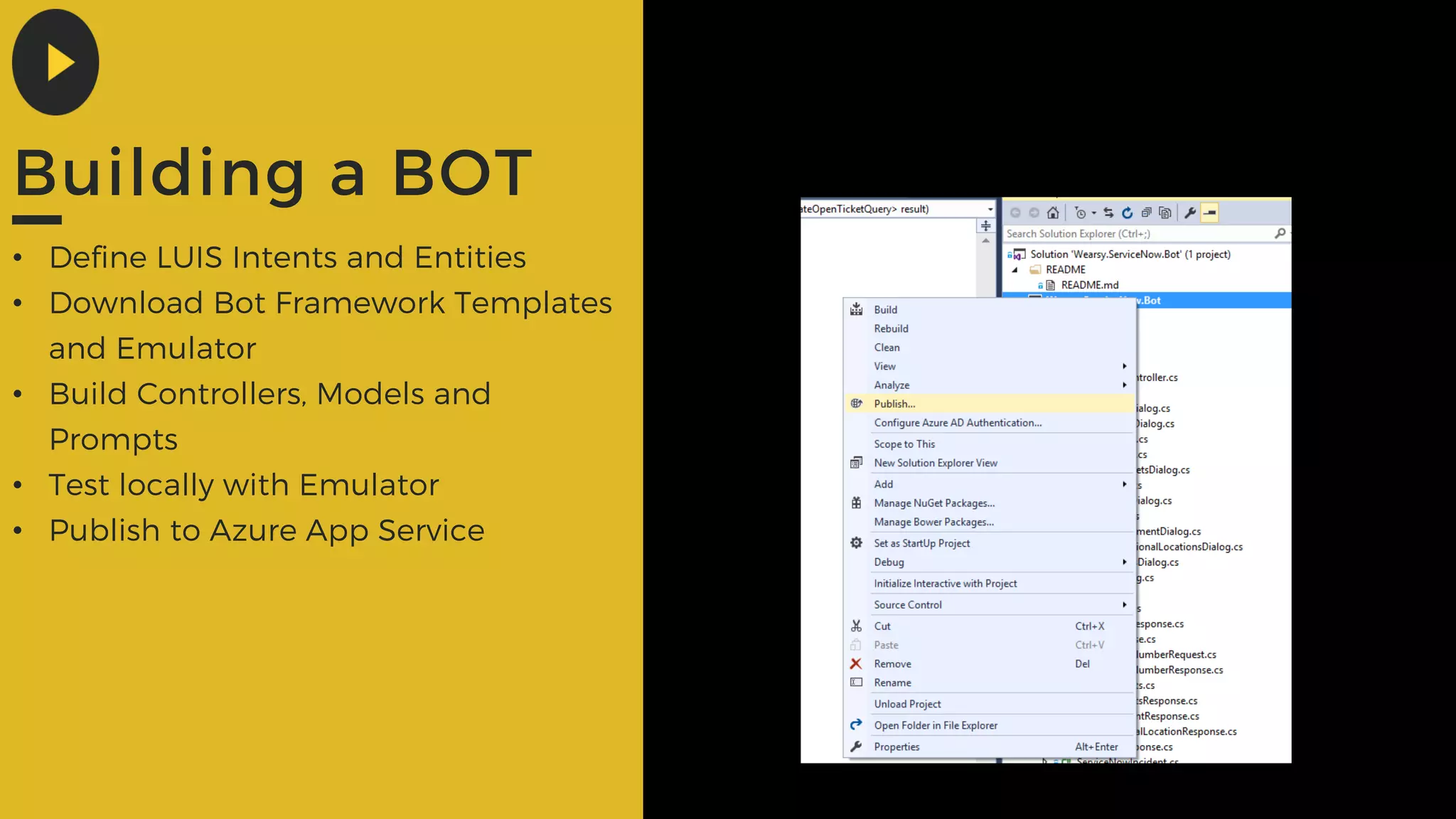 Building conversation AI using Azure Bot & LUIS | PPT