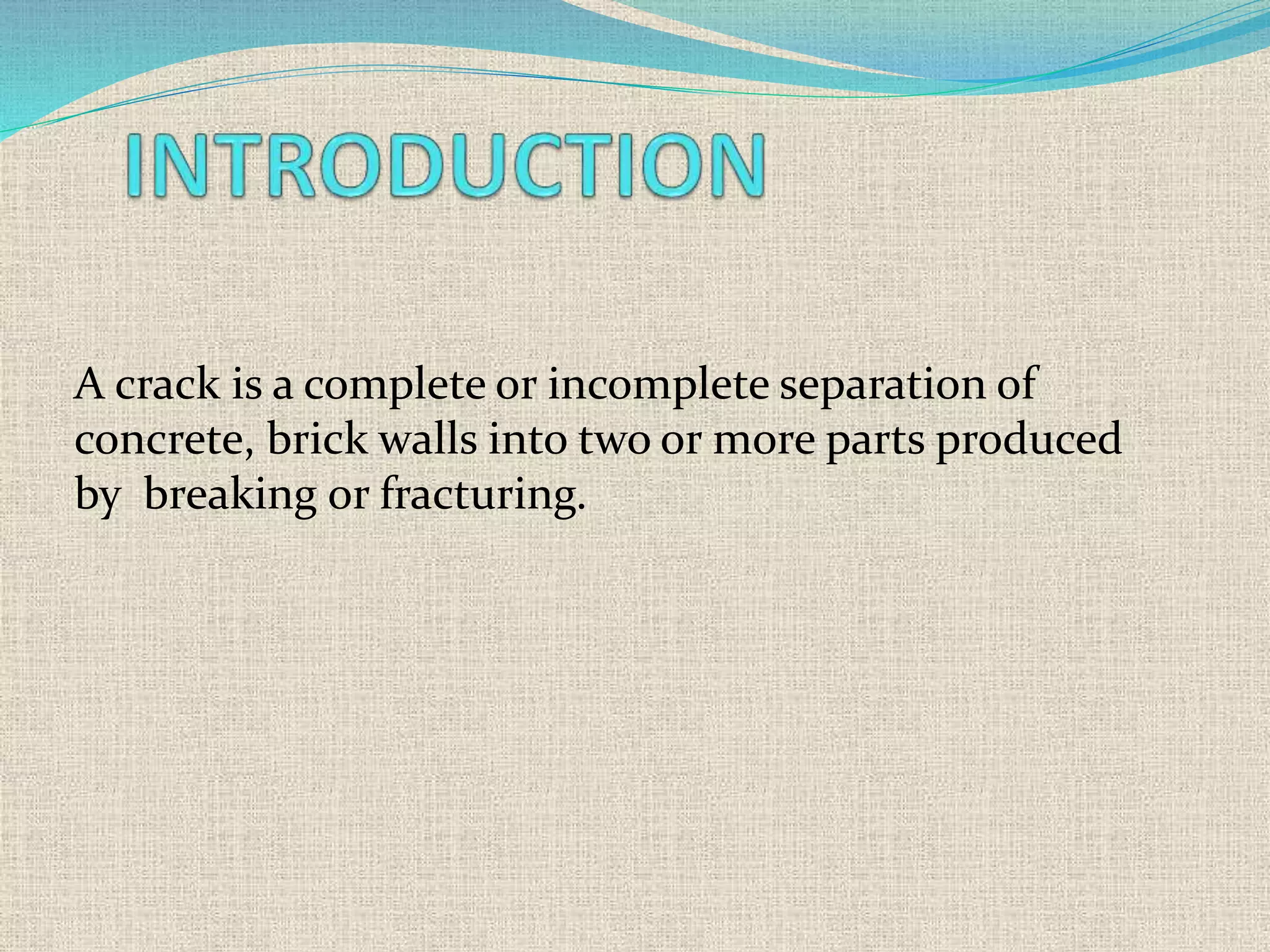 Building crack,types,causes & its repairing | PPTX
