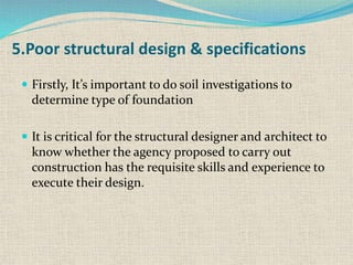 Building crack,types,causes & its repairing | PPTX