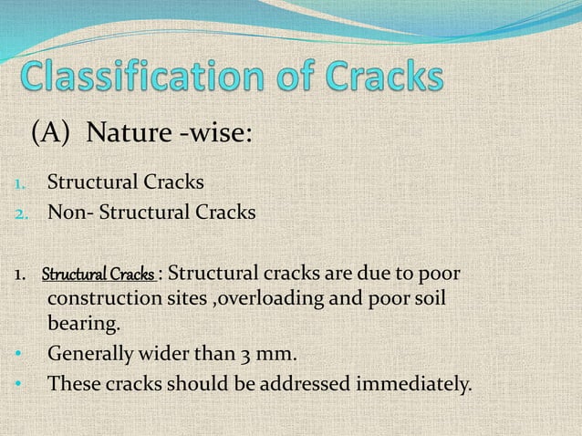 Building crack,types,causes & its repairing | PPTX | Civil Engineering ...