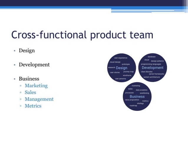 Building cross functional product teams | PPT
