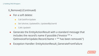 Building CRUD Wrappers | PPTX