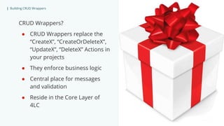 Building CRUD Wrappers | PPTX
