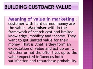 Building customer value | PPTX