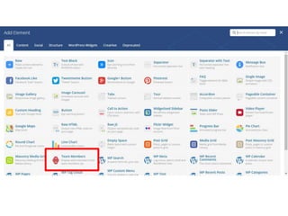 Building Custom Visual Composer Elements | PPTX