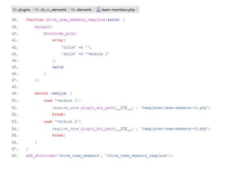 Building Custom Visual Composer Elements | PPTX