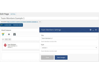 Building Custom Visual Composer Elements | PPTX