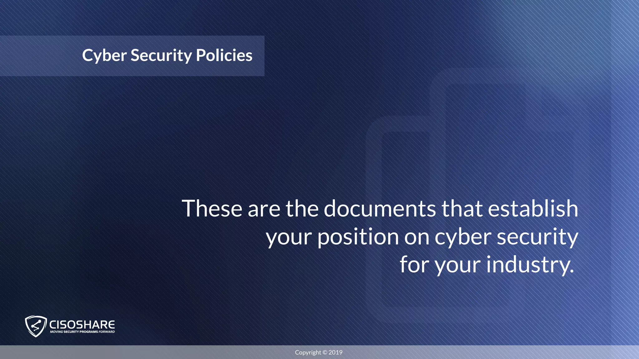 Building Cyber Security Policies | PPT