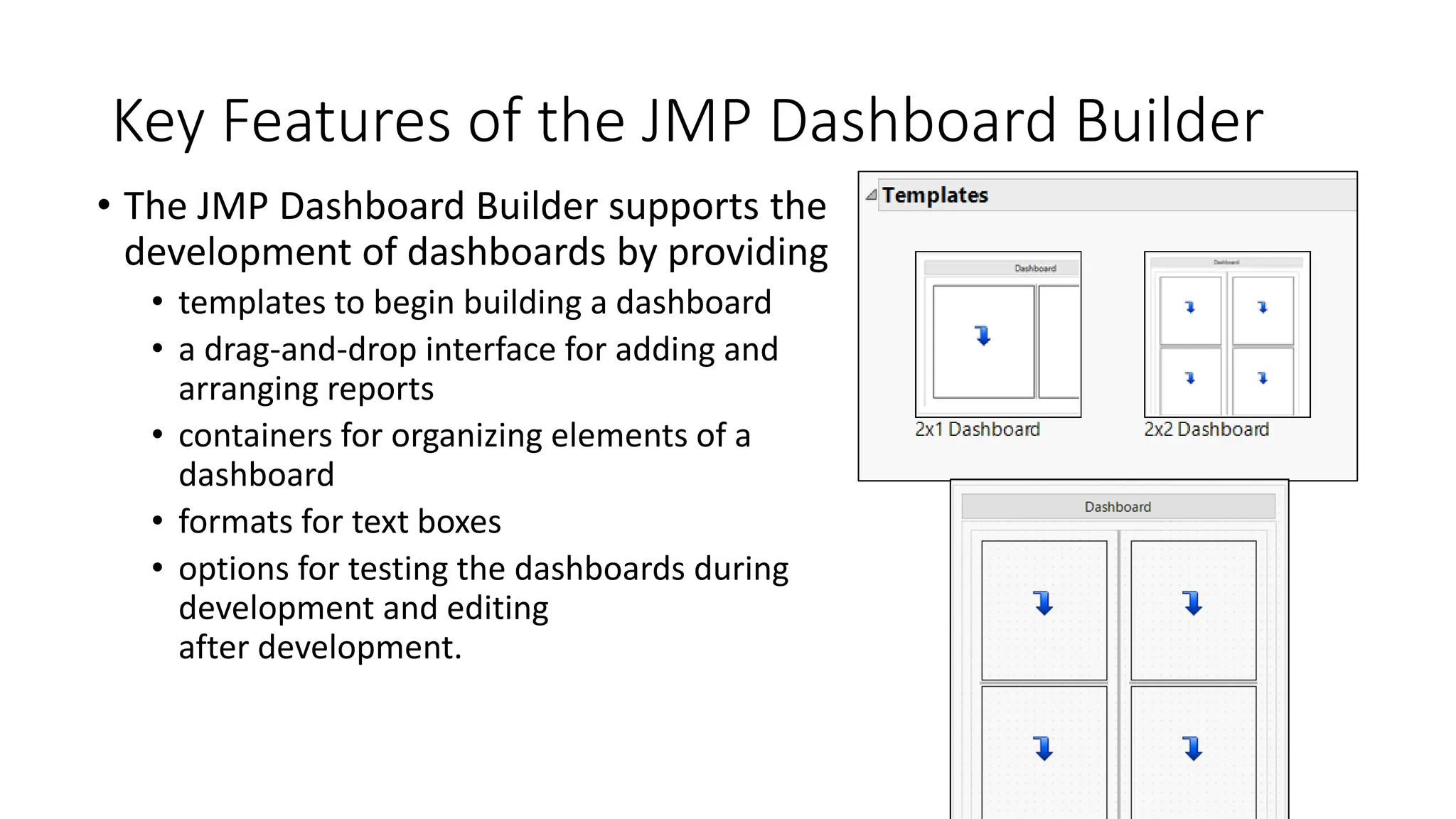 Building Dashboards in JMP.pptx | Computing | Technology & Computing