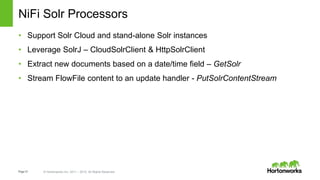 Building Data Pipelines for Solr with Apache NiFi | PPTX