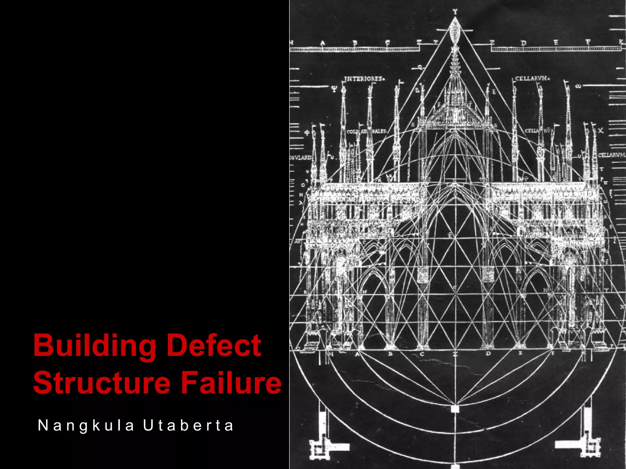 Building defect, Structure 1, ARC3400, FRSB, Universiti Putra Malaysia ...