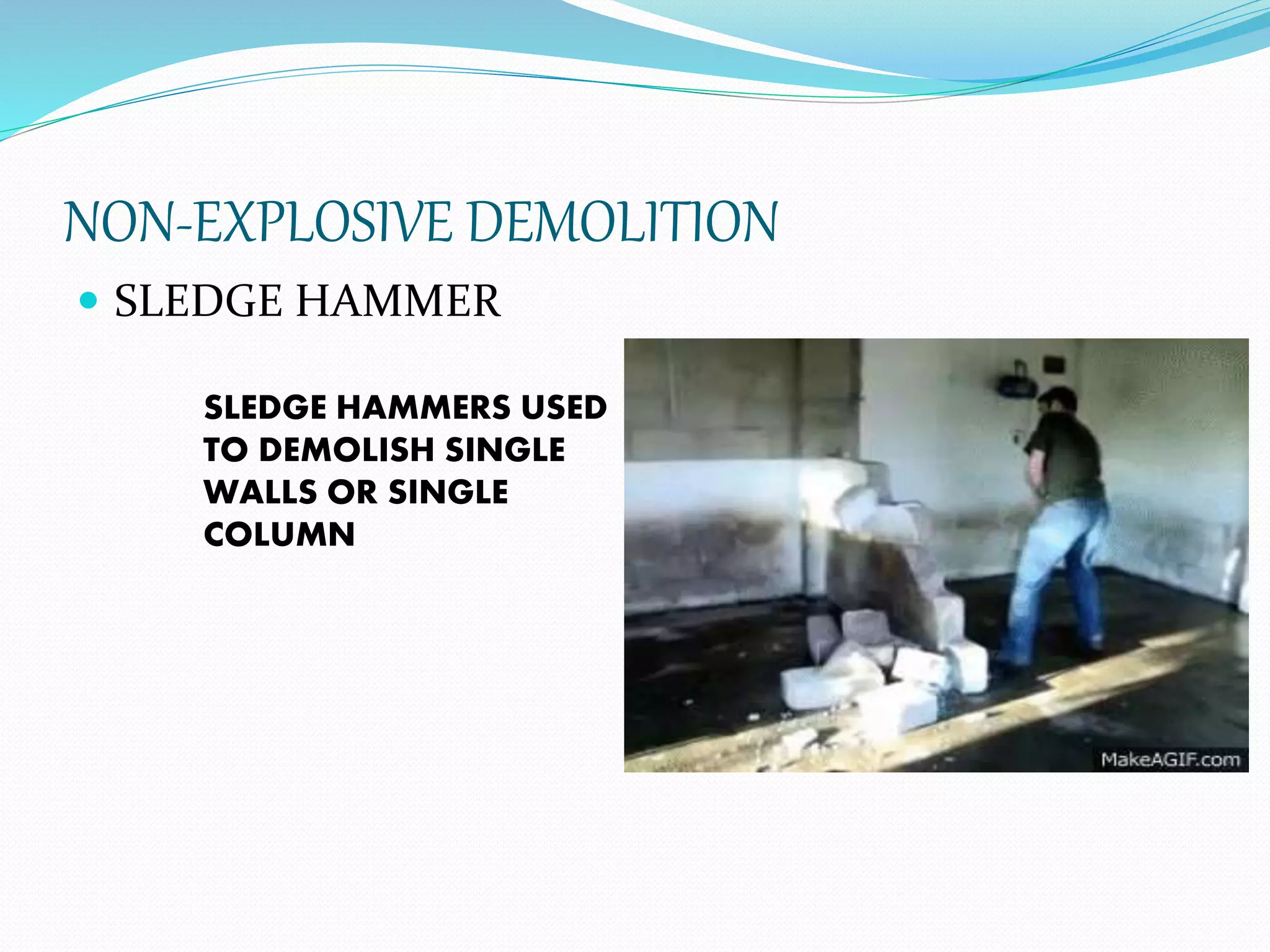 Building demolition techniques and methods | PPTX