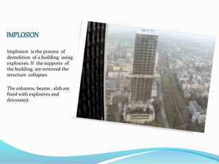 Building demolition techniques and methods | PPTX